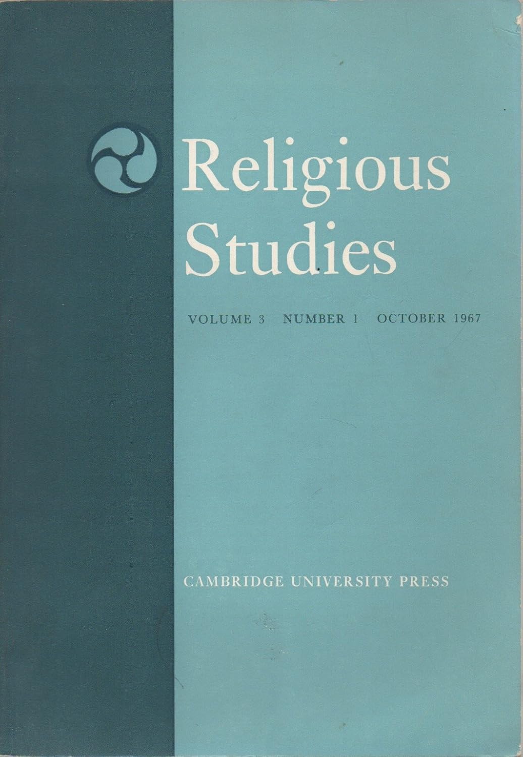 Religious Studies Volume III, Number 1, October, 1967 On Doing What is ...