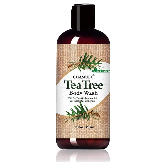 Amazon.com : Chamuel Tea Tree Body Wash – Deep Cleans, Helps Jock Itch ...