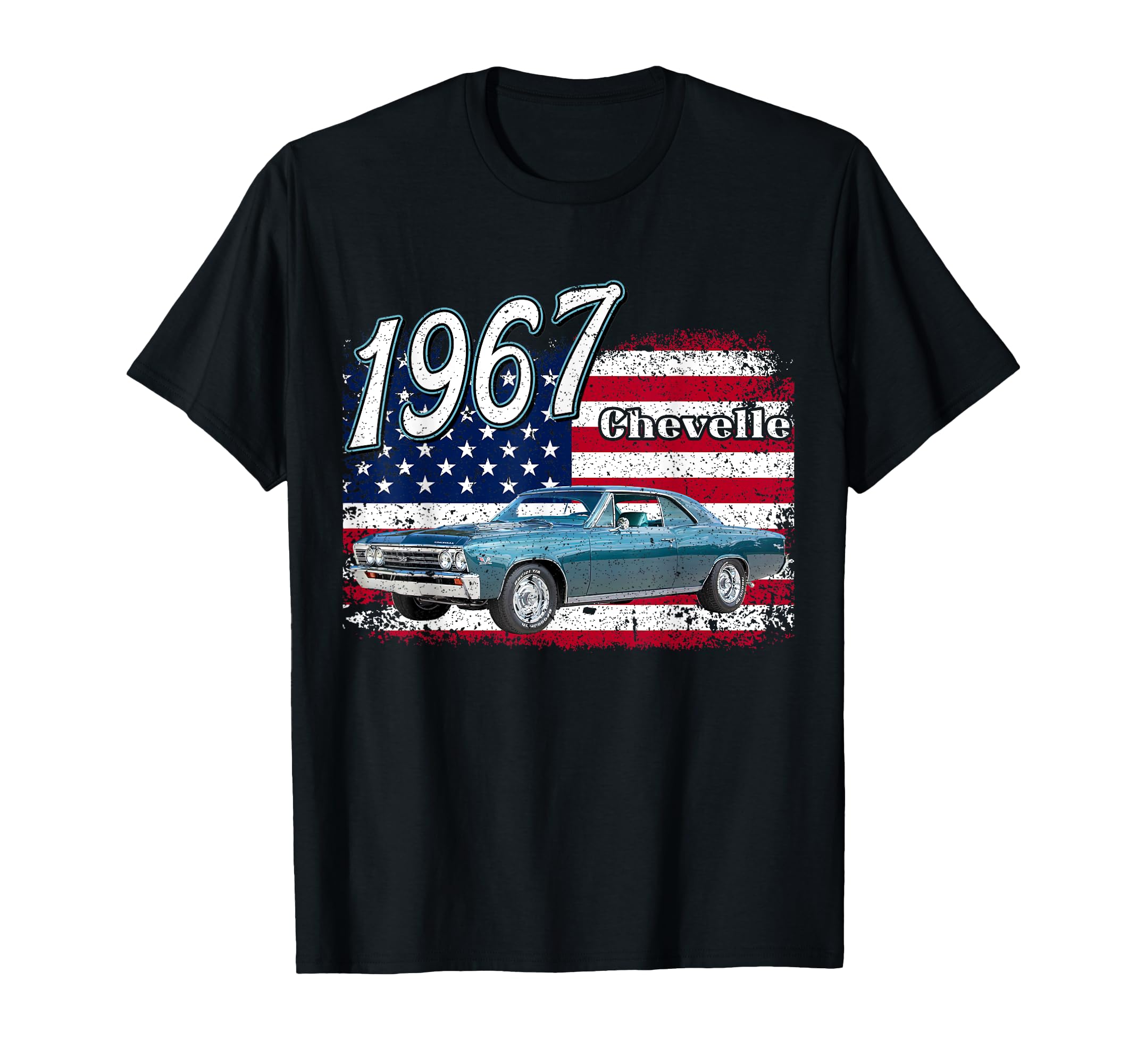 Amazon.com: 1967,67,Chevelle,SS,4th,of,july,american T-Shirt : Clothing ...