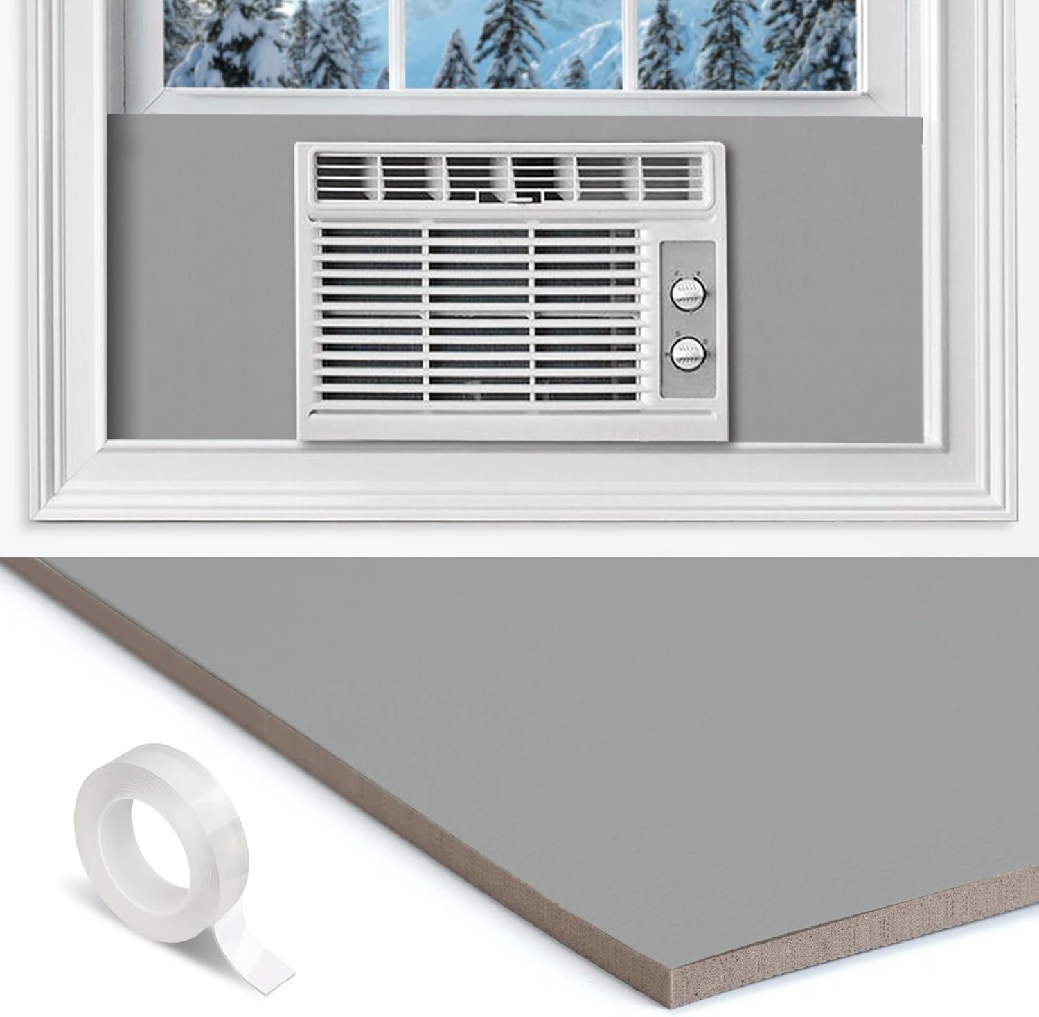 Window Air Conditioner Surround Foam Insulation Panels,Window AC Side ...