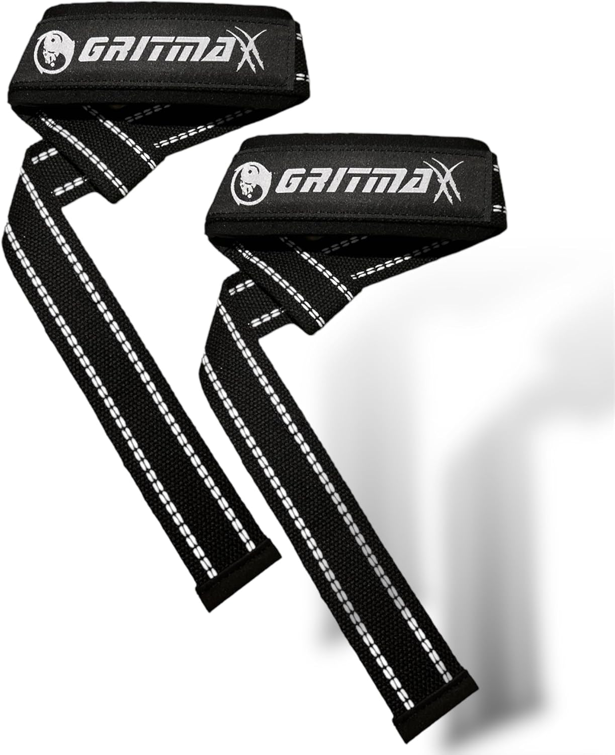 Amazon.com : GRITMAXX Weightlifting Straps 24" (1 Pair) - Padded Wrist ...