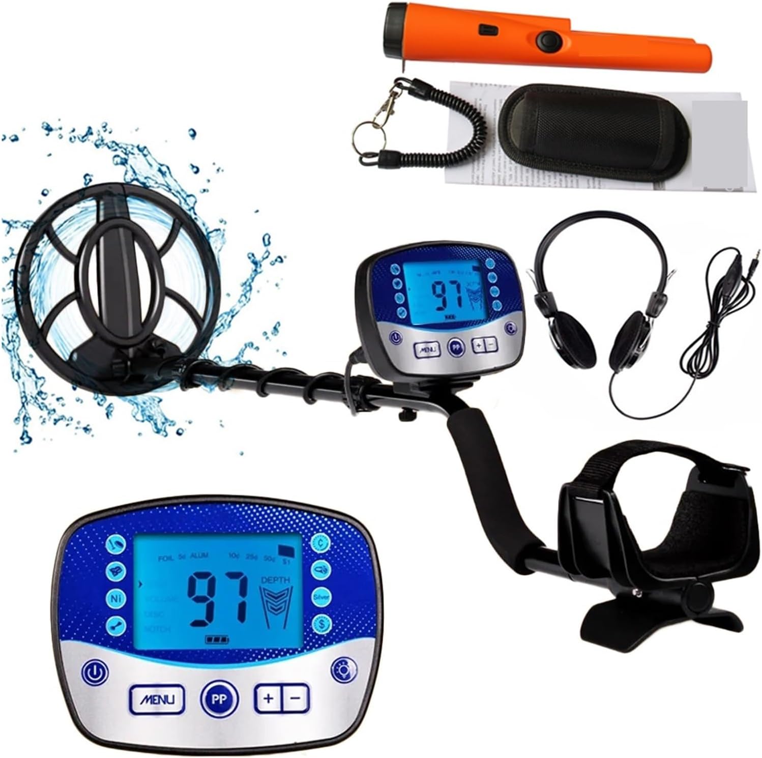 Metal Detector T11 Metal Detectors Professional Higher Accuracy Gold ...