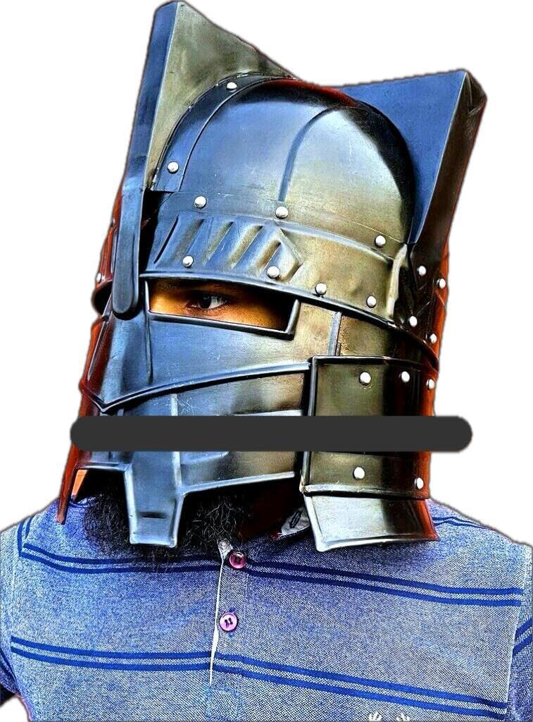 Amazon.com : Medieval Moria Dwarves blued Helmet Medieval LARP ro ...
