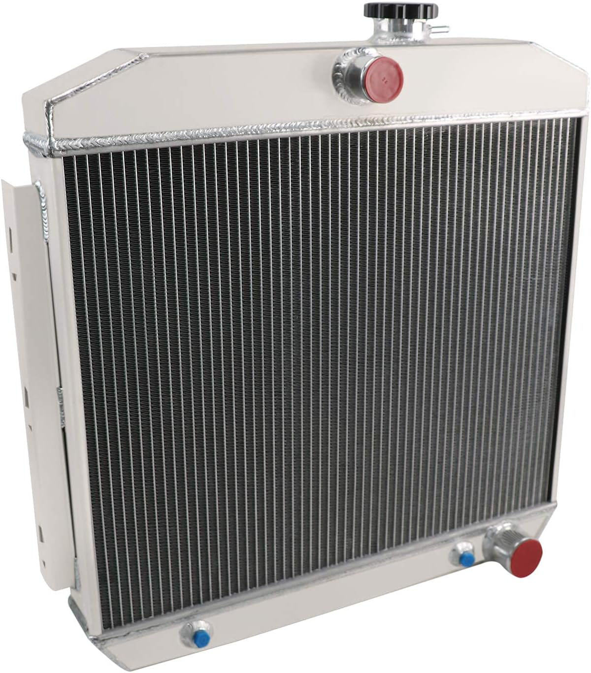 Amazon.com: Cubauto 4 Row Aluminum Radiator for 1955-1957 Chevy Bel Air ...