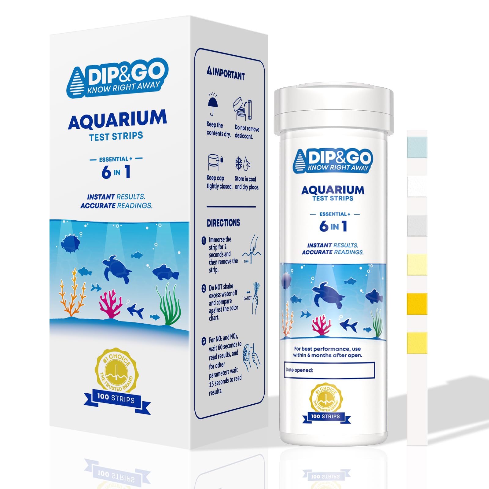 Amazon.com: Aquarium Test Strips - Ammonia Test Kit for Aquarium - DIP ...