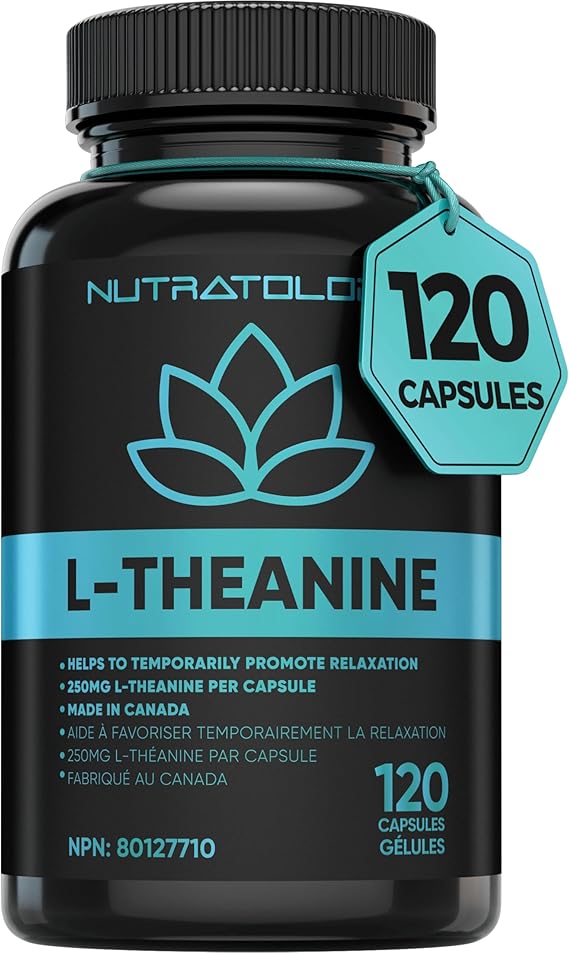 Nutratology L-Theanine Capsules - For Stress Management & Relaxation ...