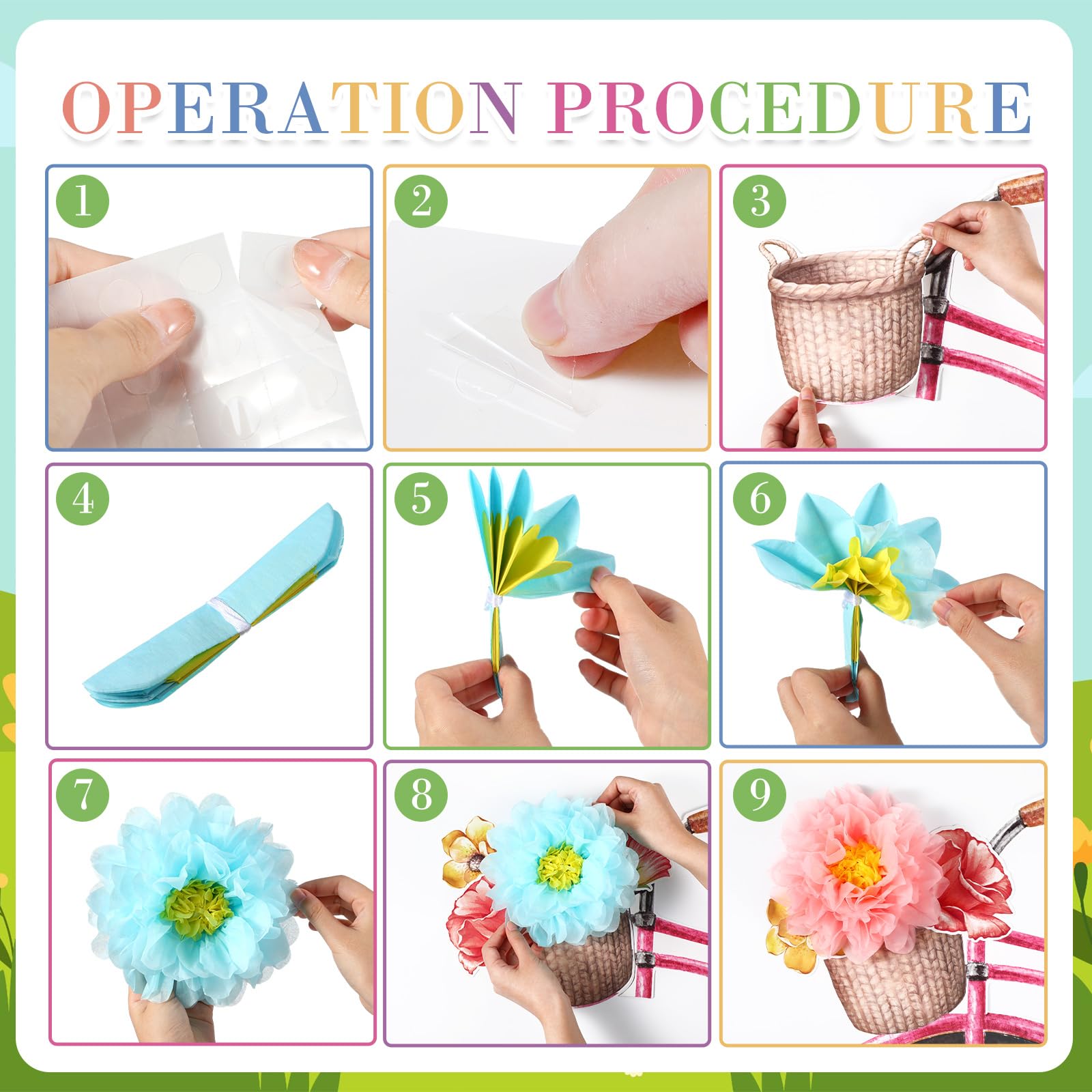 Snapklik.com : 56 Pcs Spring Bulletin Board Decorations Set 3D Flower ...