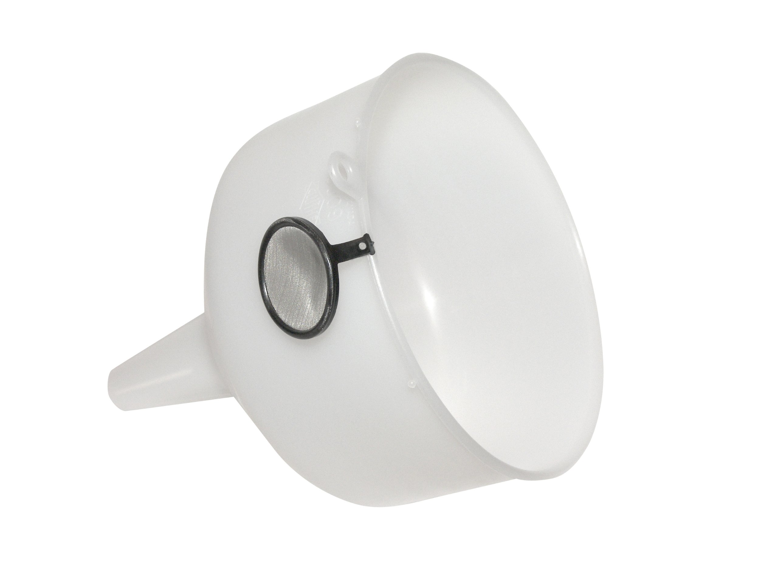 WirthCo 90090 Funnel King White Polyethylene Side Fill Funnel - 144 oz ...