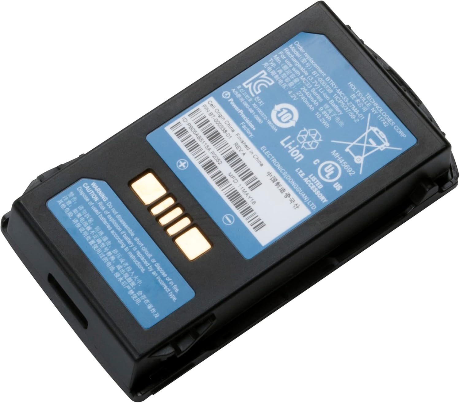 Amazon.com: BT-000338 Battery for Zebra Motorola Symbol MC3300 MC330K/M ...