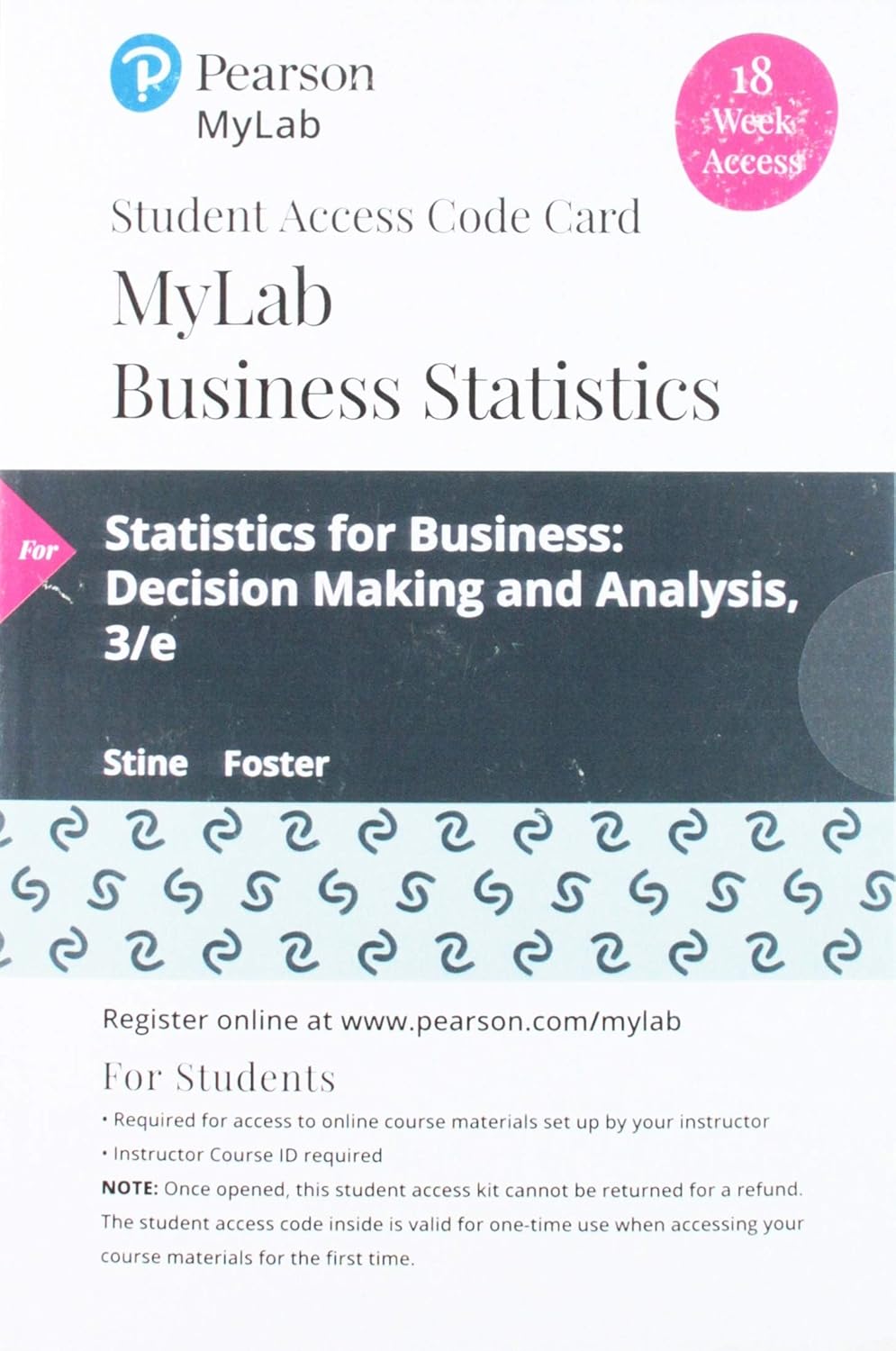 Statistics for Business: Decision Making and Analysis - MyLab Statistics with Pearson eText ...