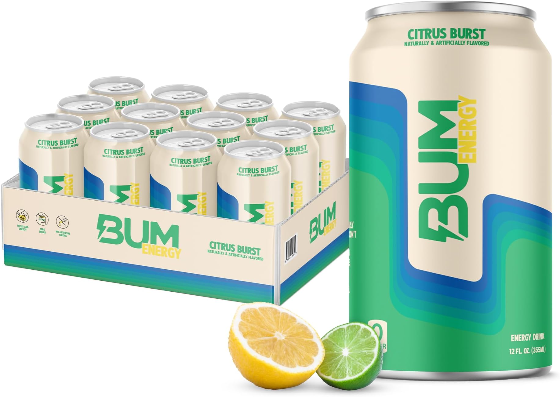 Amazon.com : BUM Energy drink (12-Pack, Citrus Burst) : Grocery ...