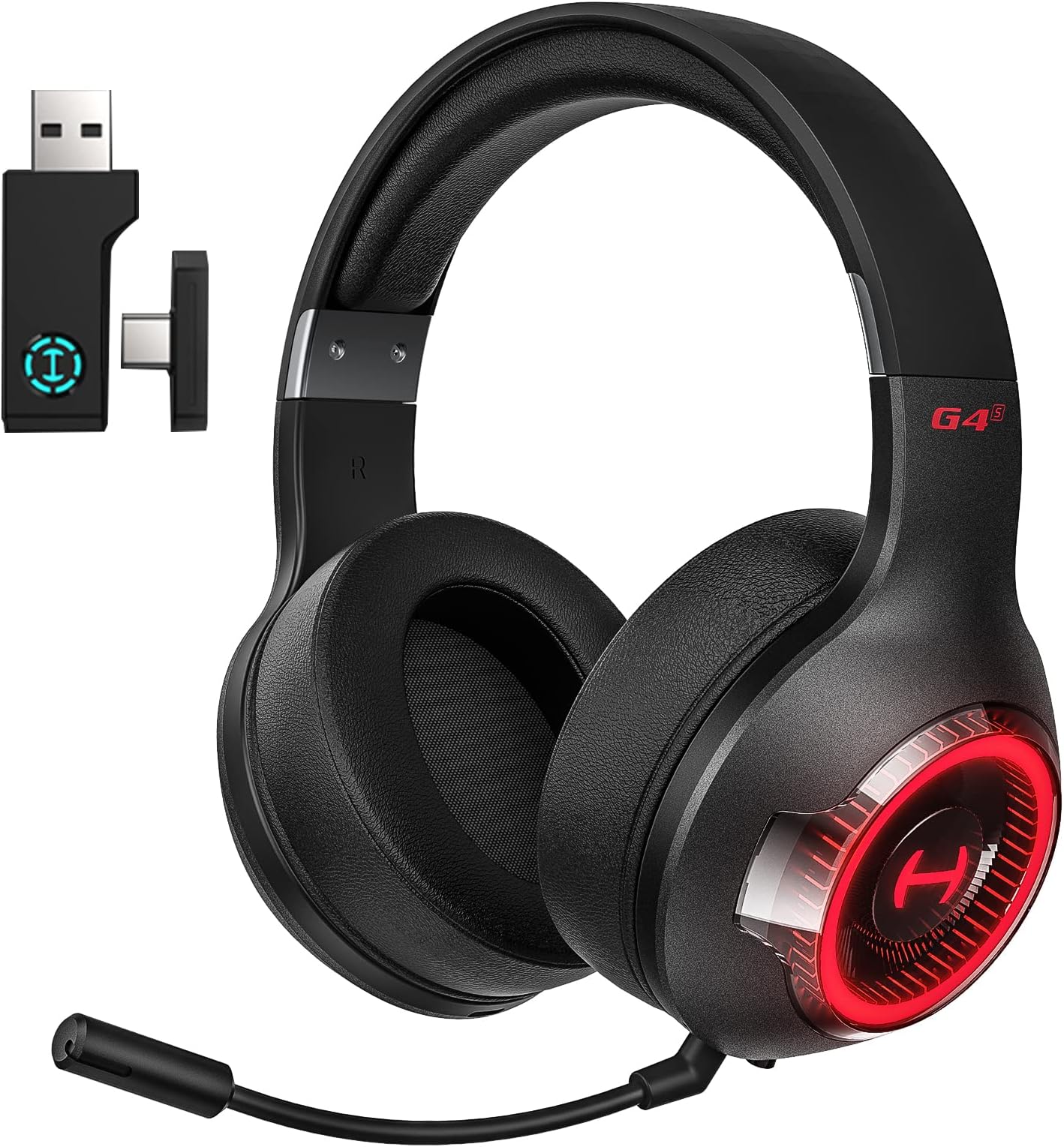 Amazon.com: Edifier G4s Wireless Noise Cancelling Gaming Headset 15ms ...