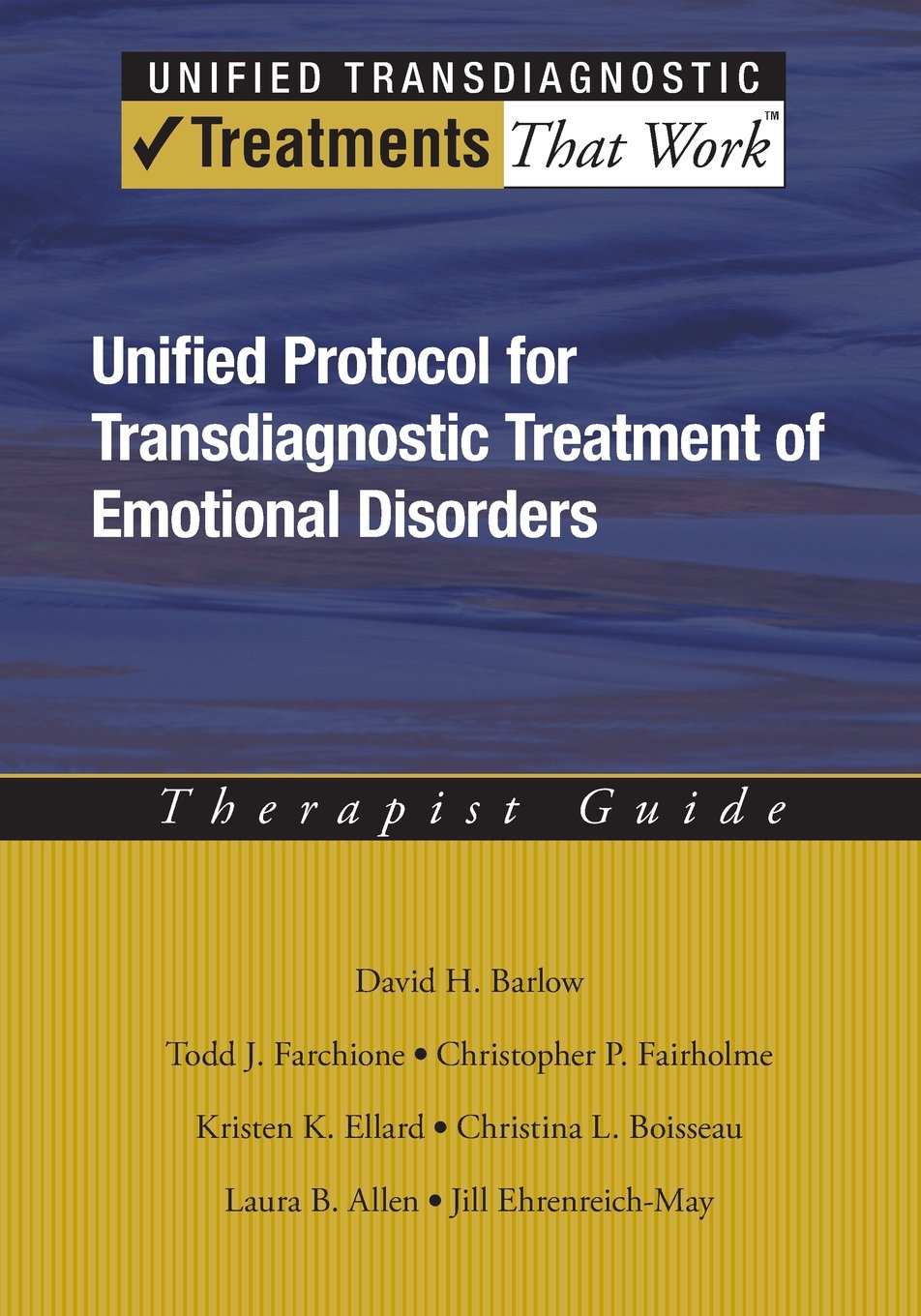 Amazon.com: Unified Protocol for Transdiagnostic Treatment of Emotional ...