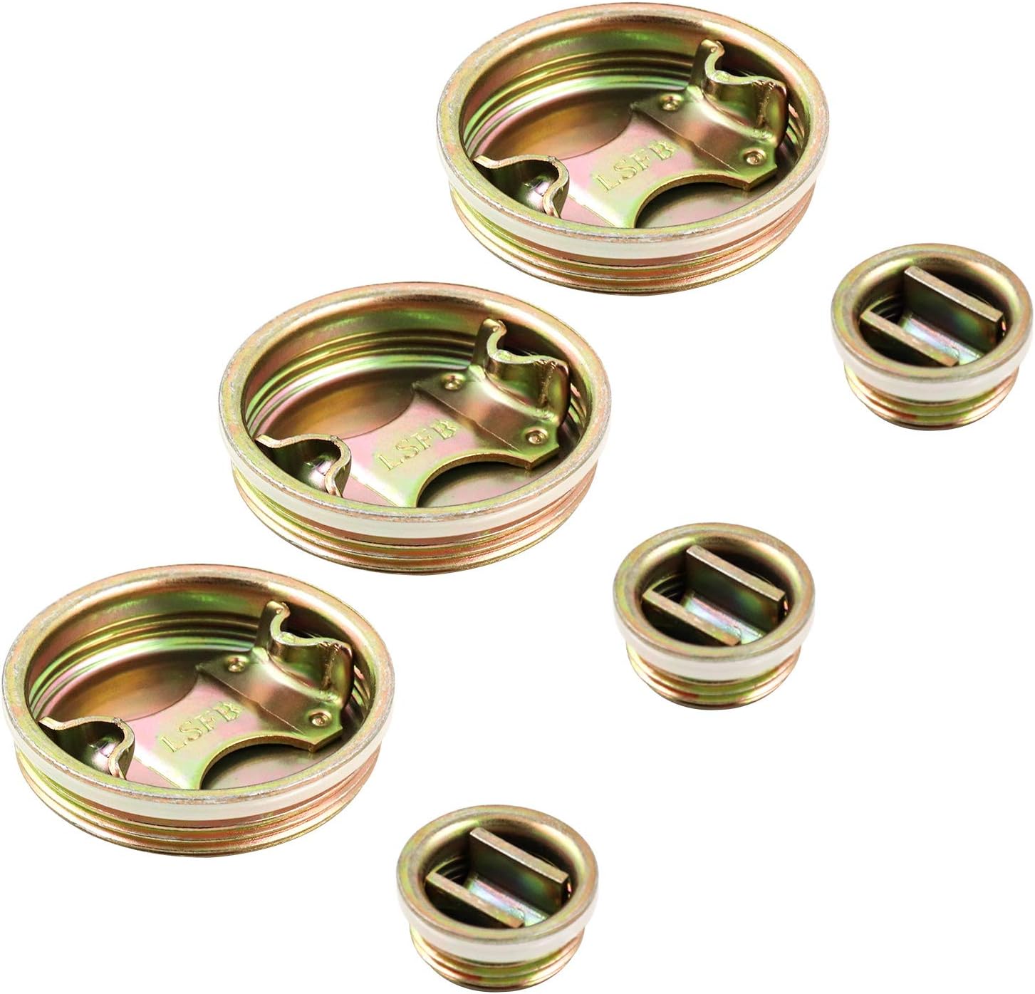 Amazon.com: QWORK Bung Cap with 2" Thread Size for 55 Gallon Plastic ...