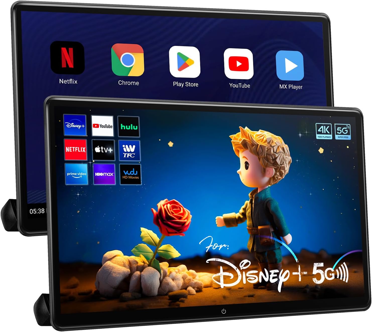 Amazon.com: 12.6" LCD Display in Rear Entertainment TV Headrest Back ...