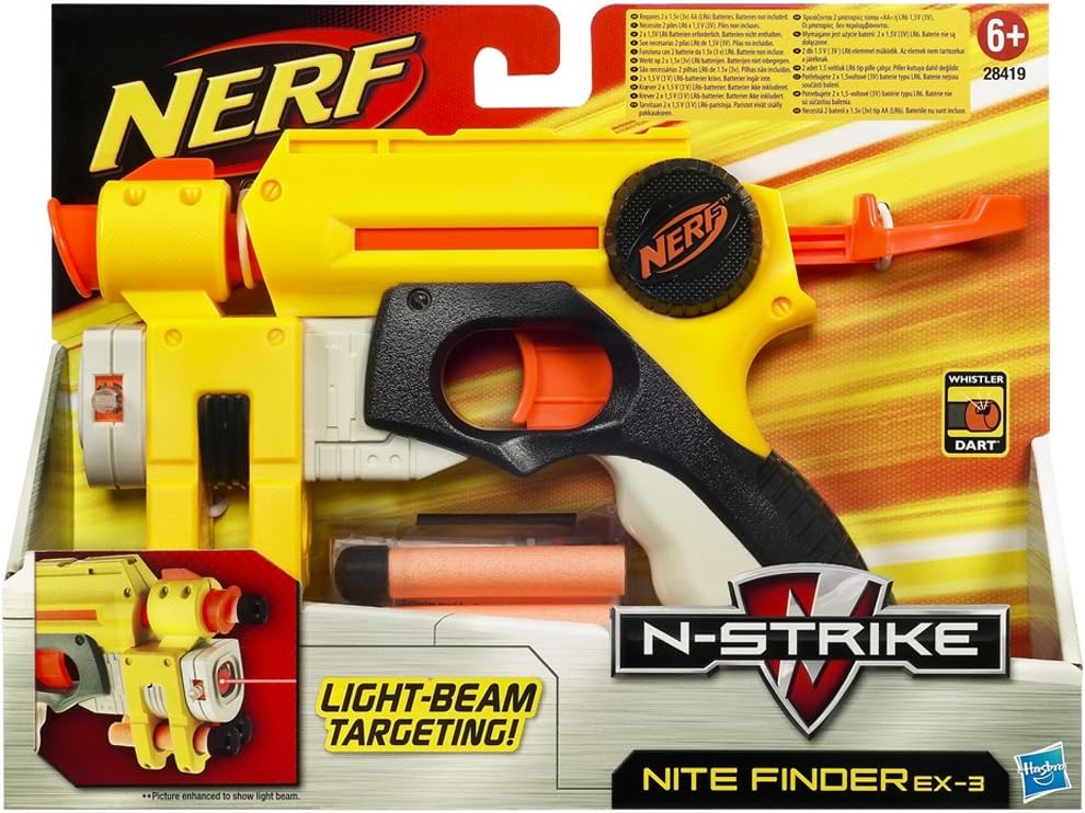 Amazon.com: Hasbro-Nerf N-Strike Nite Finder Ex-3 : Toys & Games