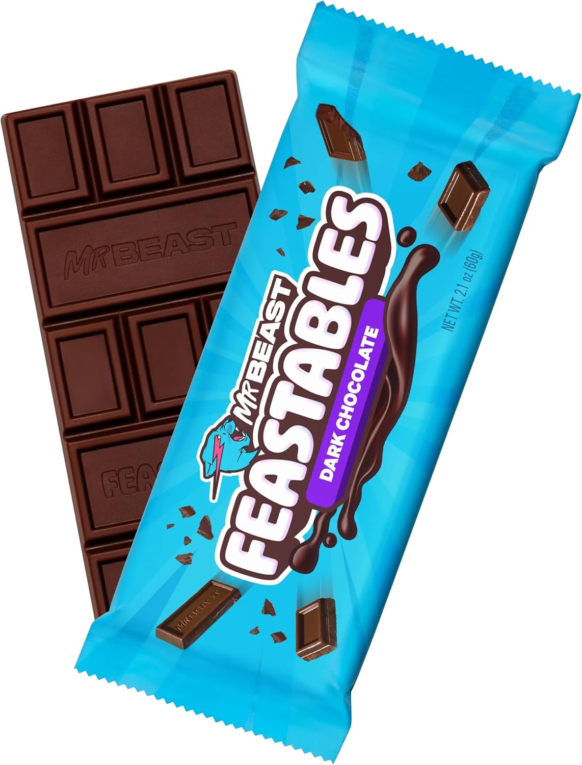 Feastables - Dark Chocolate 60gr (Nueva Imagen) : Amazon.com.mx ...