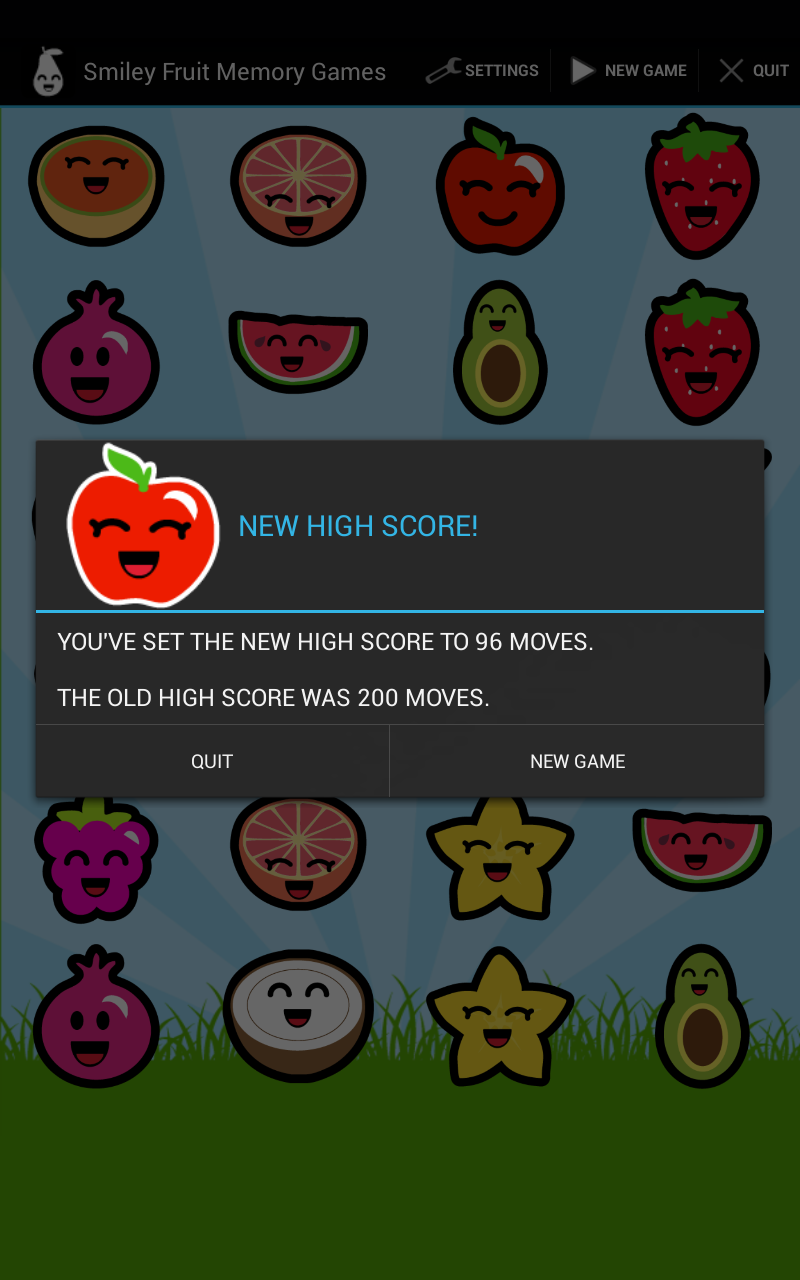 Smiley Fruit Memory Games - App on Amazon Appstore