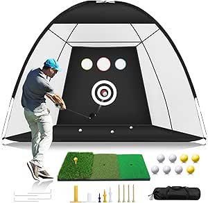 Amazon.com : Kreetenny Golf Net, 10 x 7ft Golf Practice Net for ...