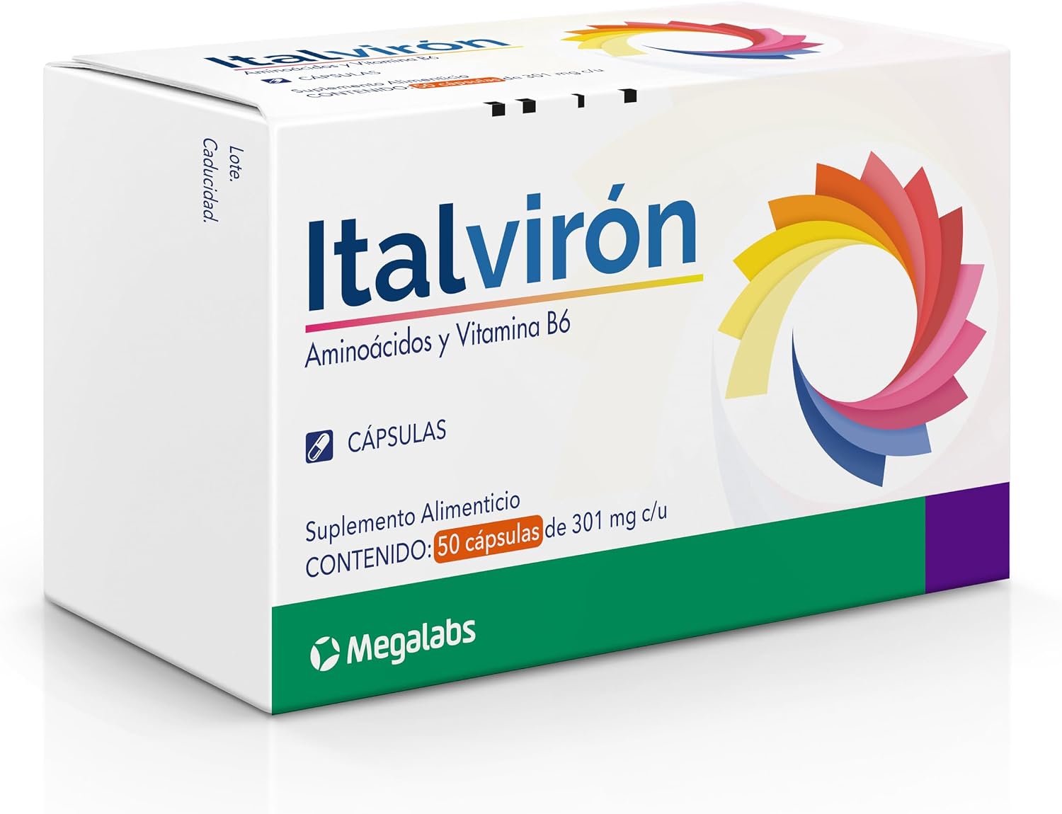Italvirón | Suplemento Alimenticio | Aminoácidos y Vitamina B6 ...