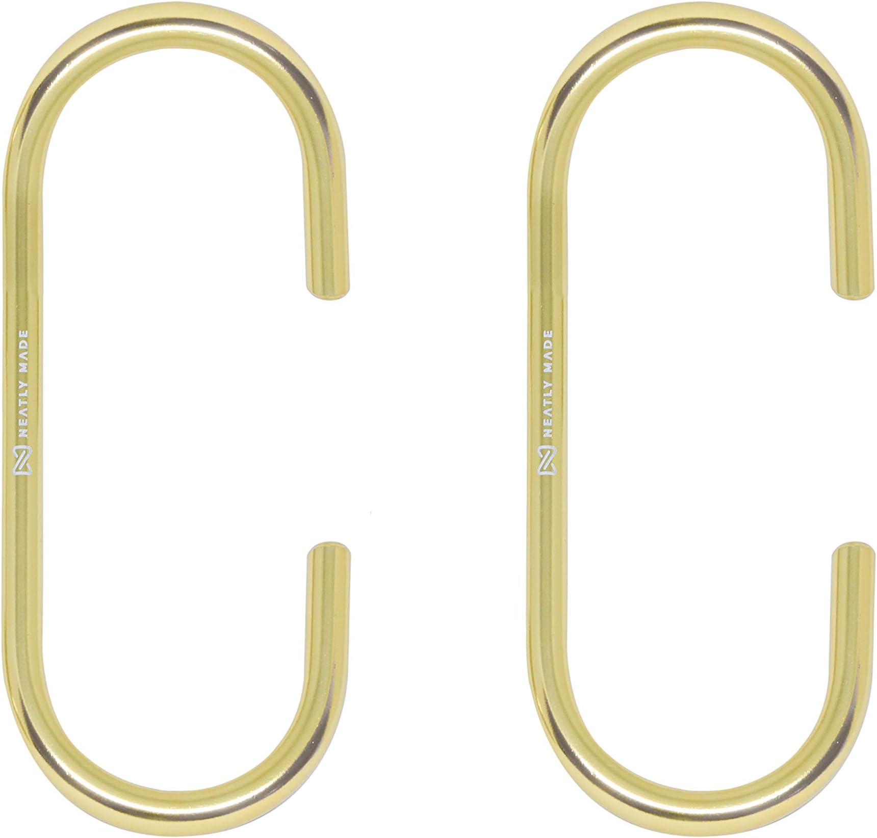Amazon.com: Tighall 4 PCS C-Shaped Hook for Hanging, Hanger Hooks for ...