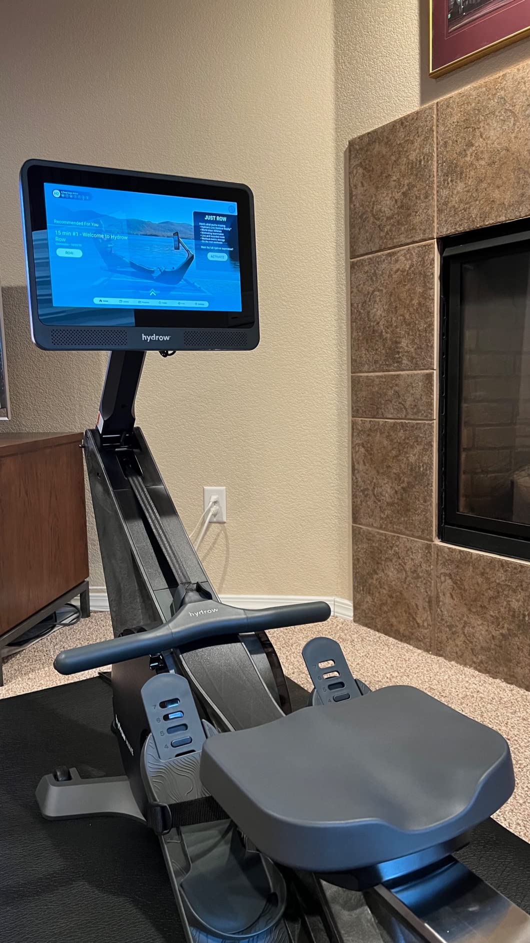 $100/mo - Finance Hydrow Wave Rowing Machine with 16" HD Touchscreen ...