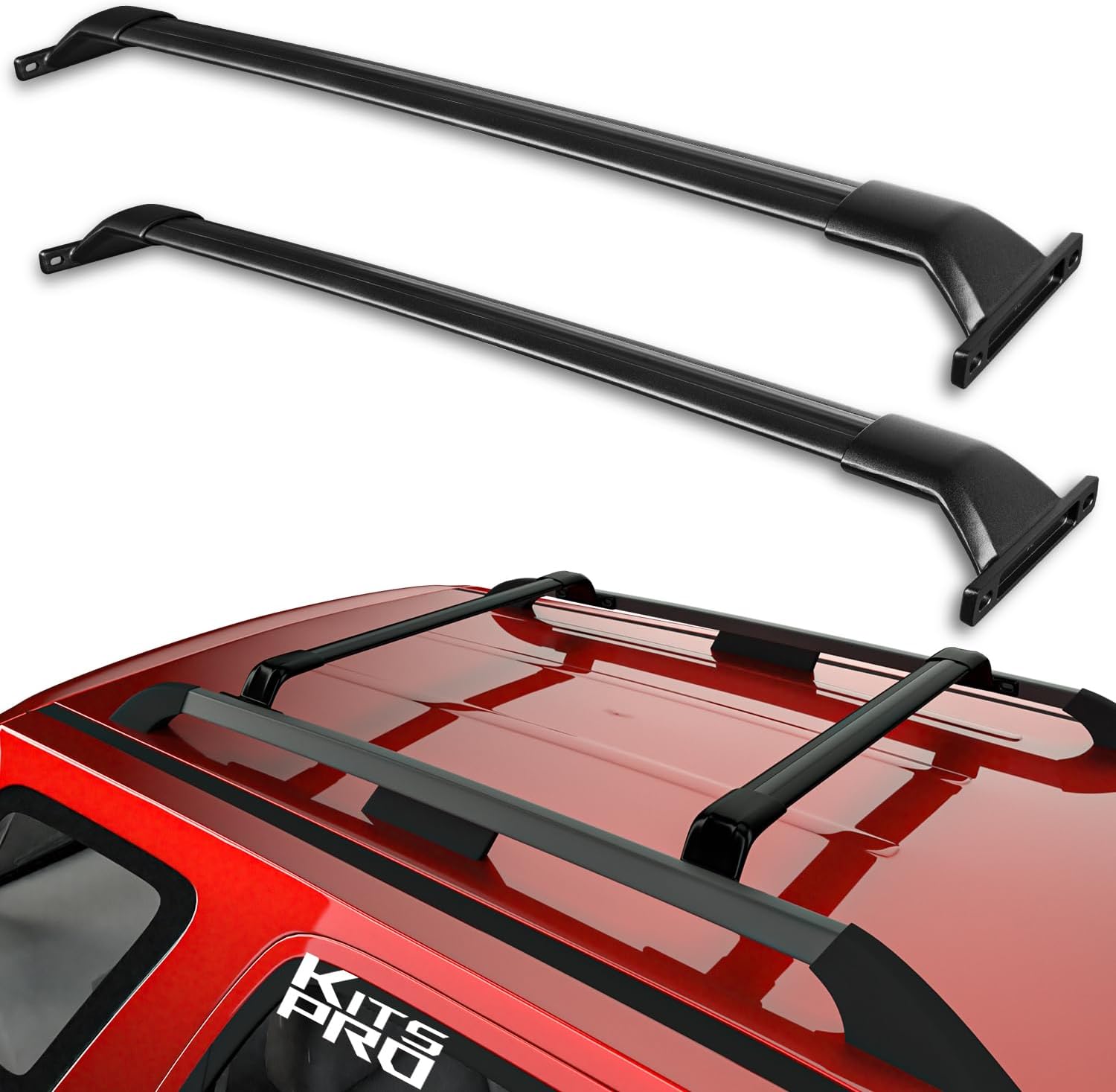Amazon.com: KitsPro 260lb Roof Rack Cross Bars for 2013-2019 Ford ...