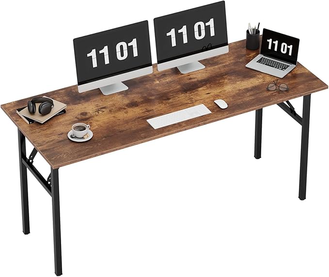 Amazon.com: Need Large Computer Desk, 62 inches Long Office Desk, No ...