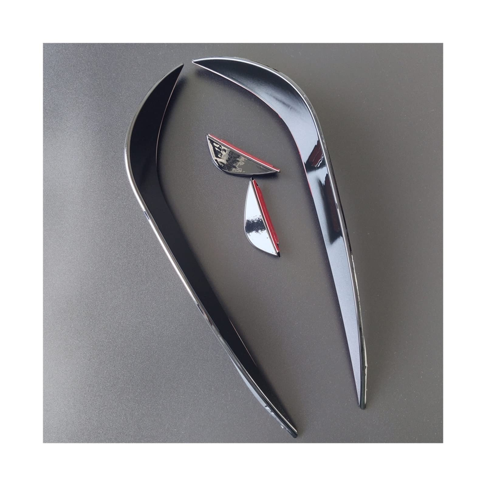 Buy USDGIW For Golf MK6 MK7 GTI GTD 2012-2017 Front Bumper Canard Fins ...