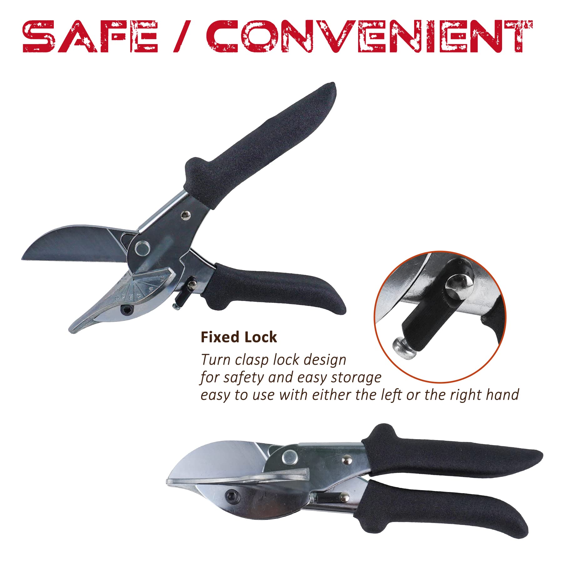 Snapklik.com : Multi Angle Miter Cutter, Wiring Duct Miter Shears ...