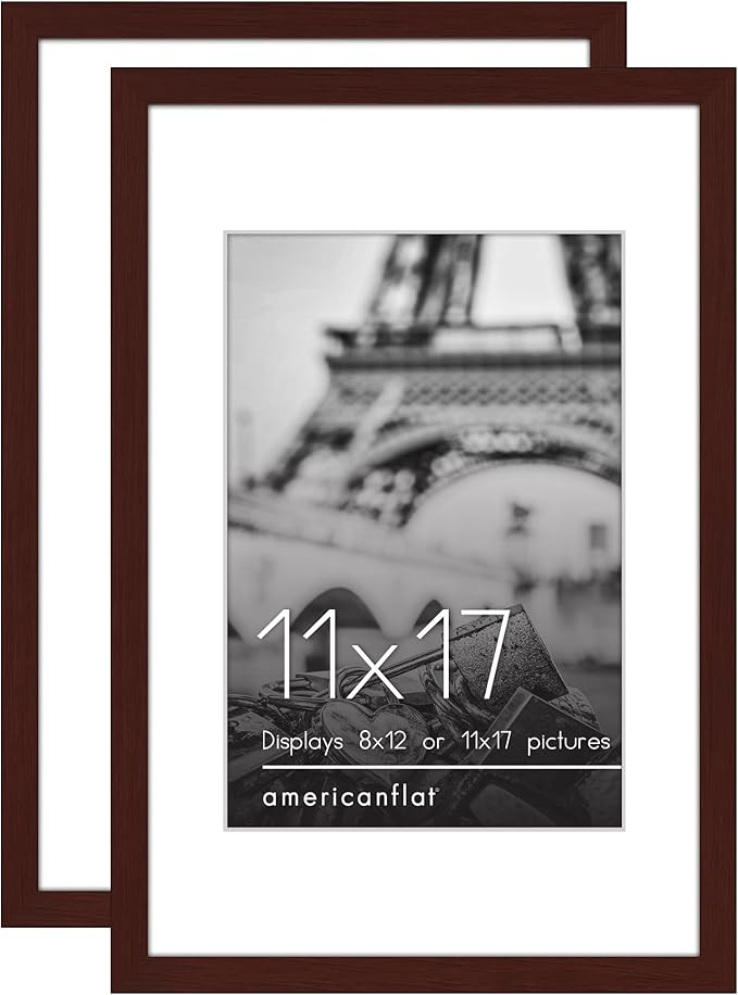 Amazon.com - Americanflat 11x17 Picture Frame with Polished Plexiglass ...
