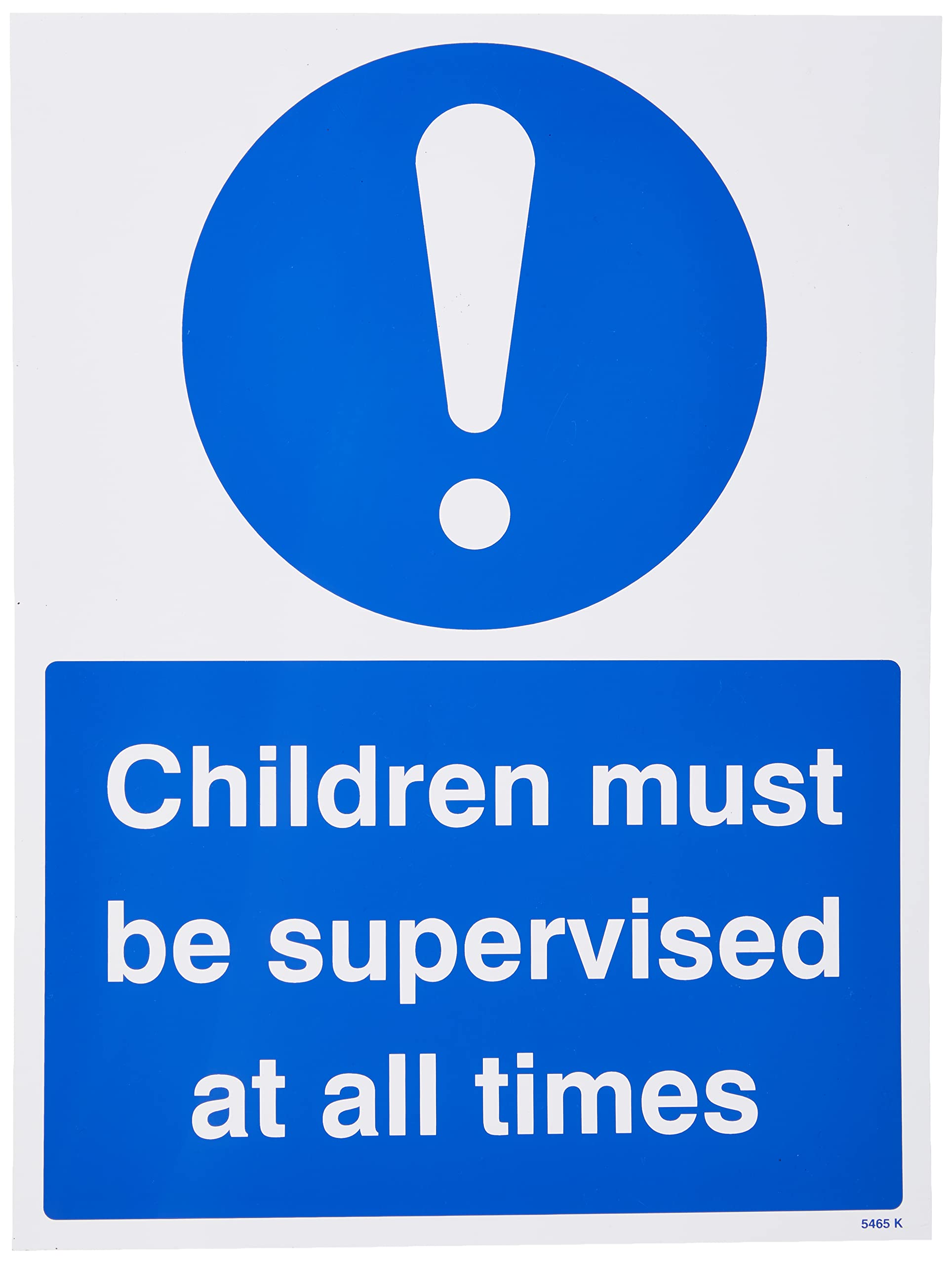 Caledonia Signs 15465K "Children Must be Supervised at All Times" Sign ...
