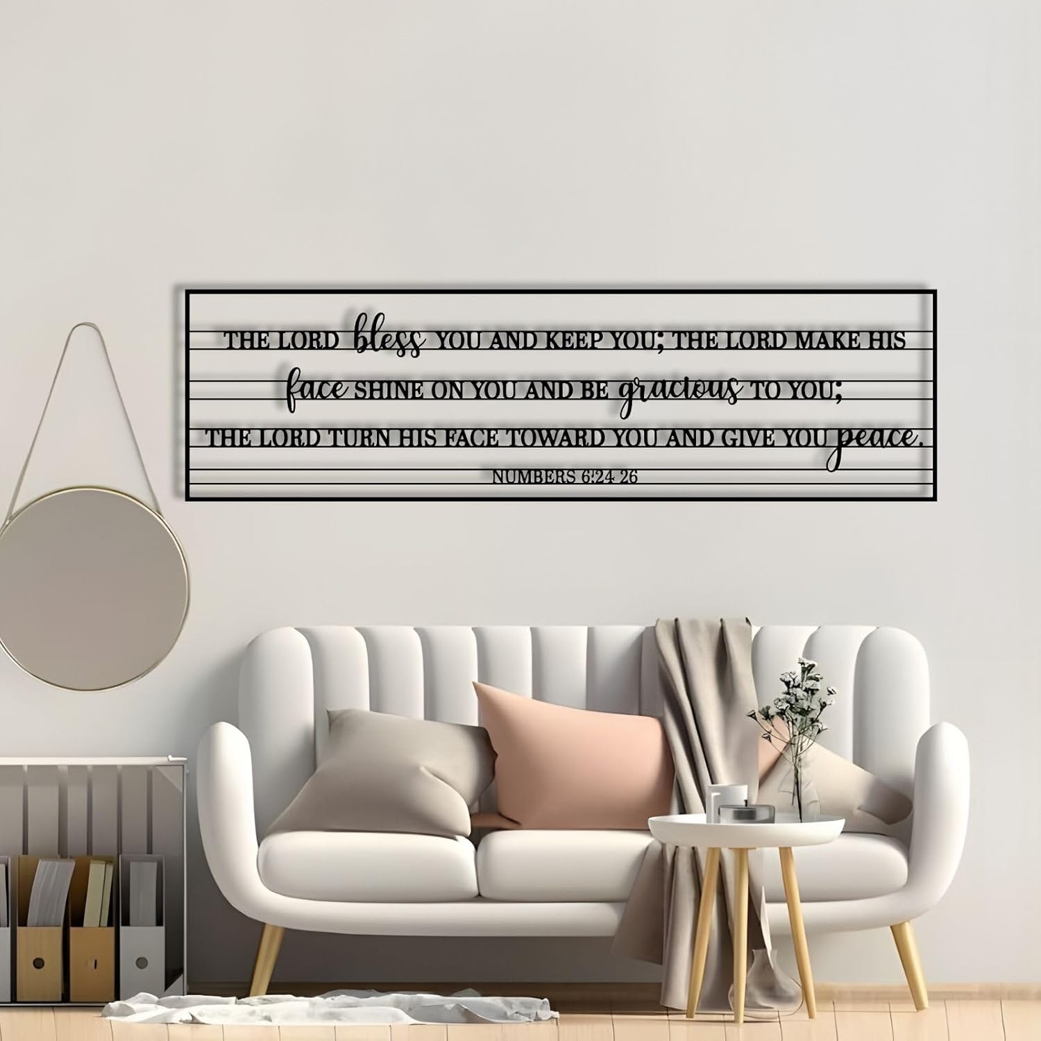 Amazon.com: The Lord Bless You And Keep You,Metal Bible Verse Wall ...