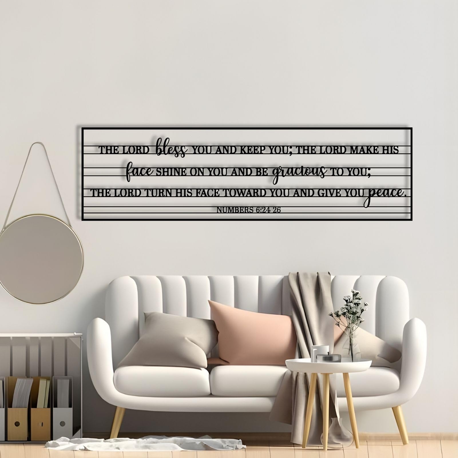 Amazon.com: The Lord Bless You And Keep You,Metal Bible Verse Wall ...