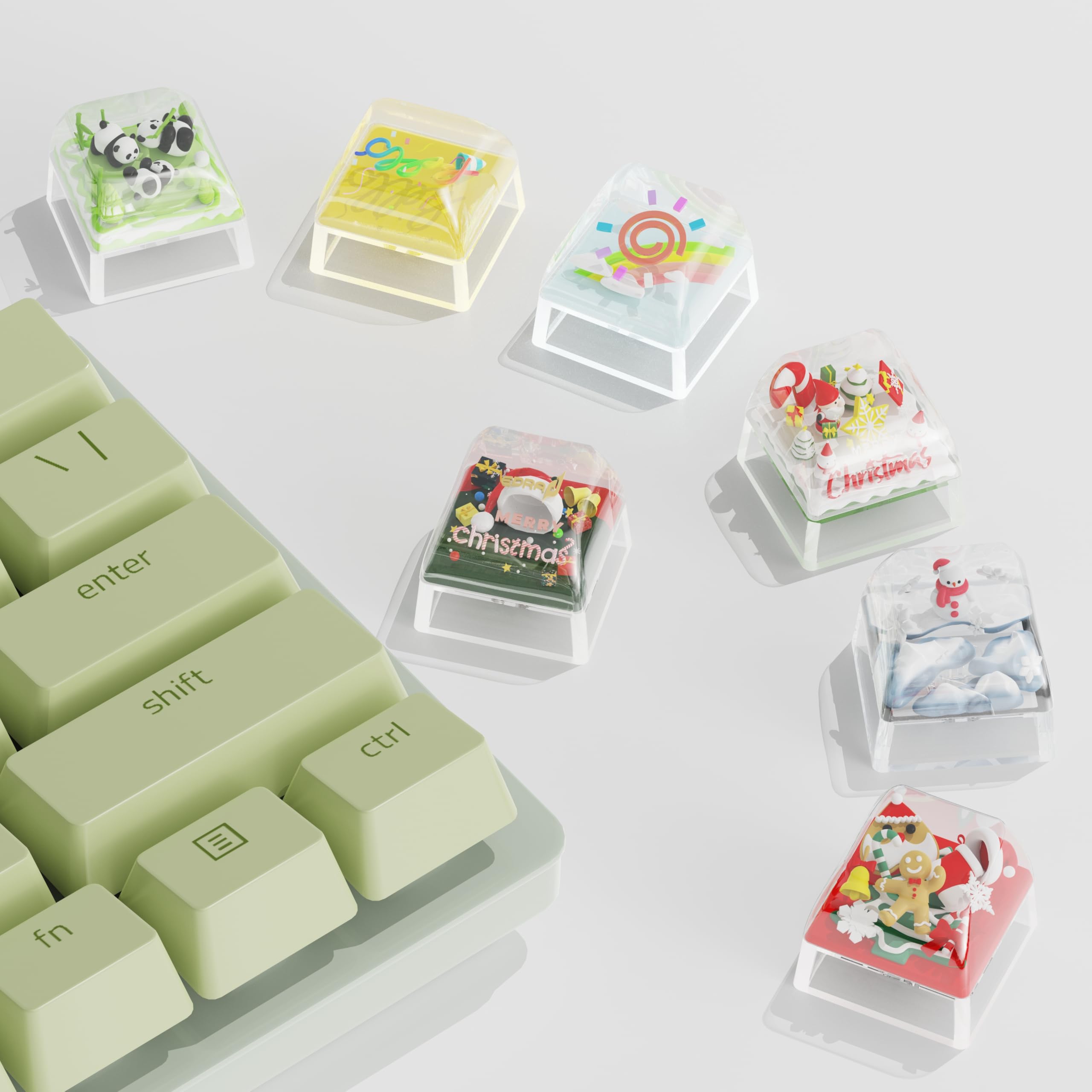 Amazon.com: Agrlong Keycaps - Cute Keycaps for Mechanical Keyboard - 1 ...