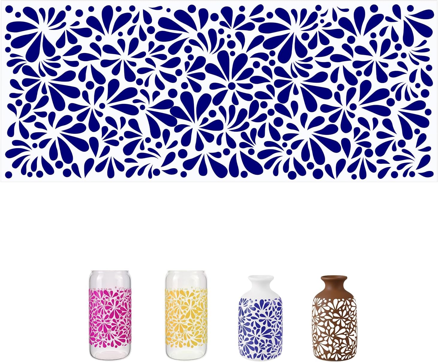 Amazon.com: Cielito Lindo UVDTF Wrap - Beautiful Mexican Talavera ...