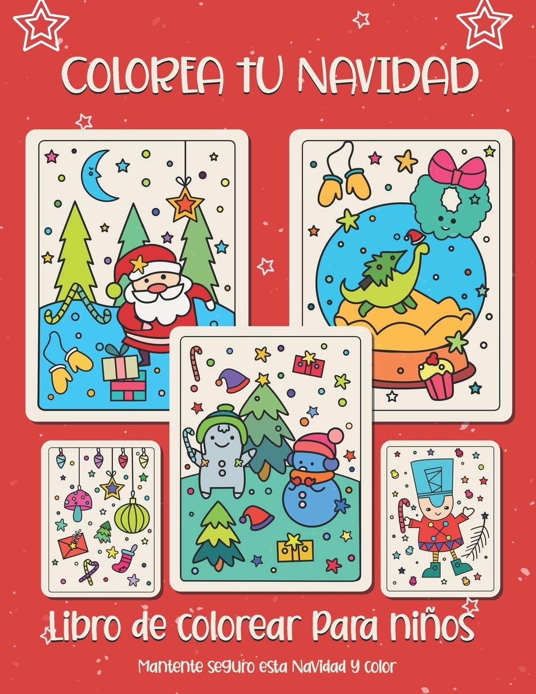 Buy Colorea tu Navidad. Libro de colorear para niños: Regalo de Navidad ...