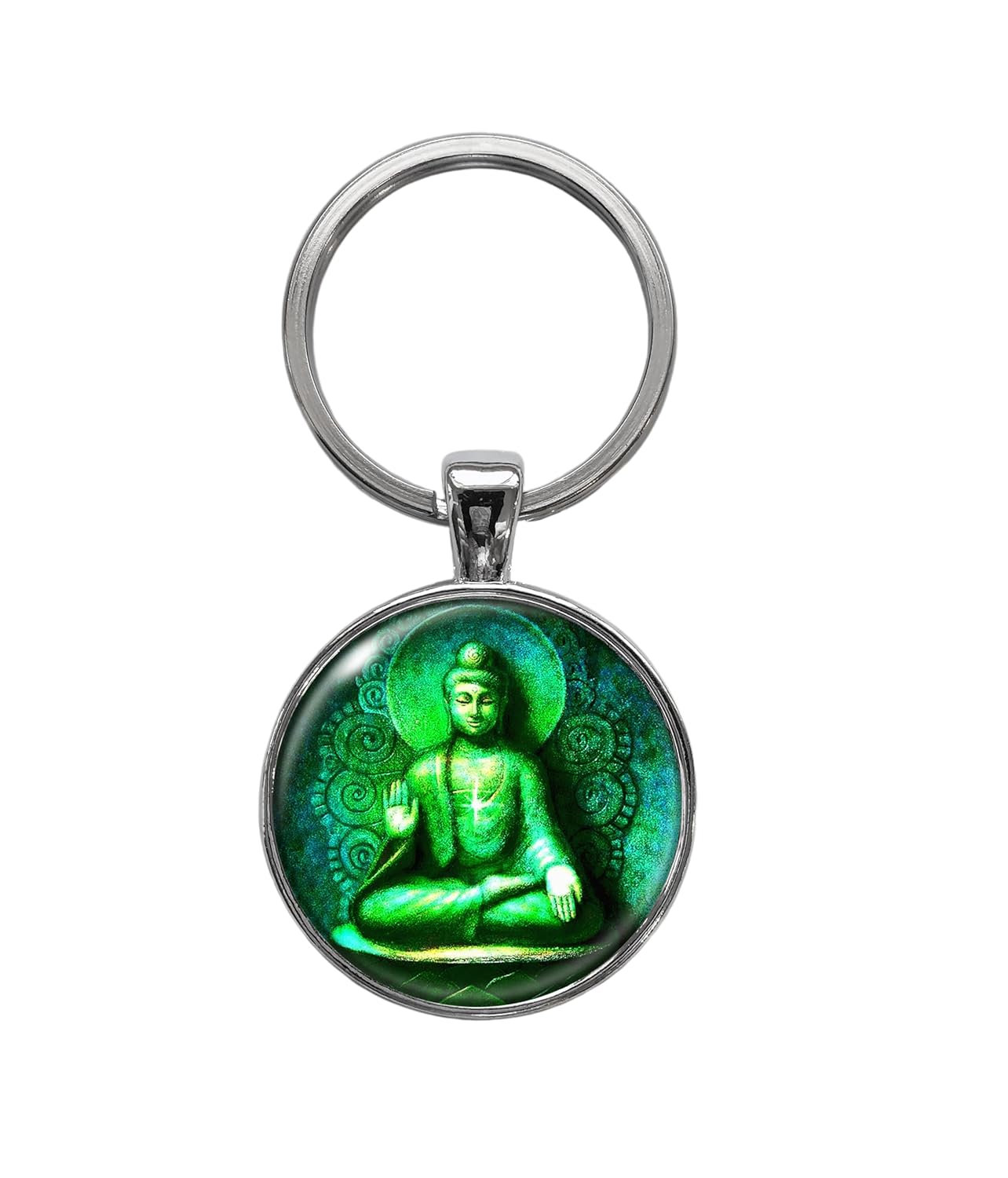 Amazon.com: Green Buddha Keychain : Handmade Products