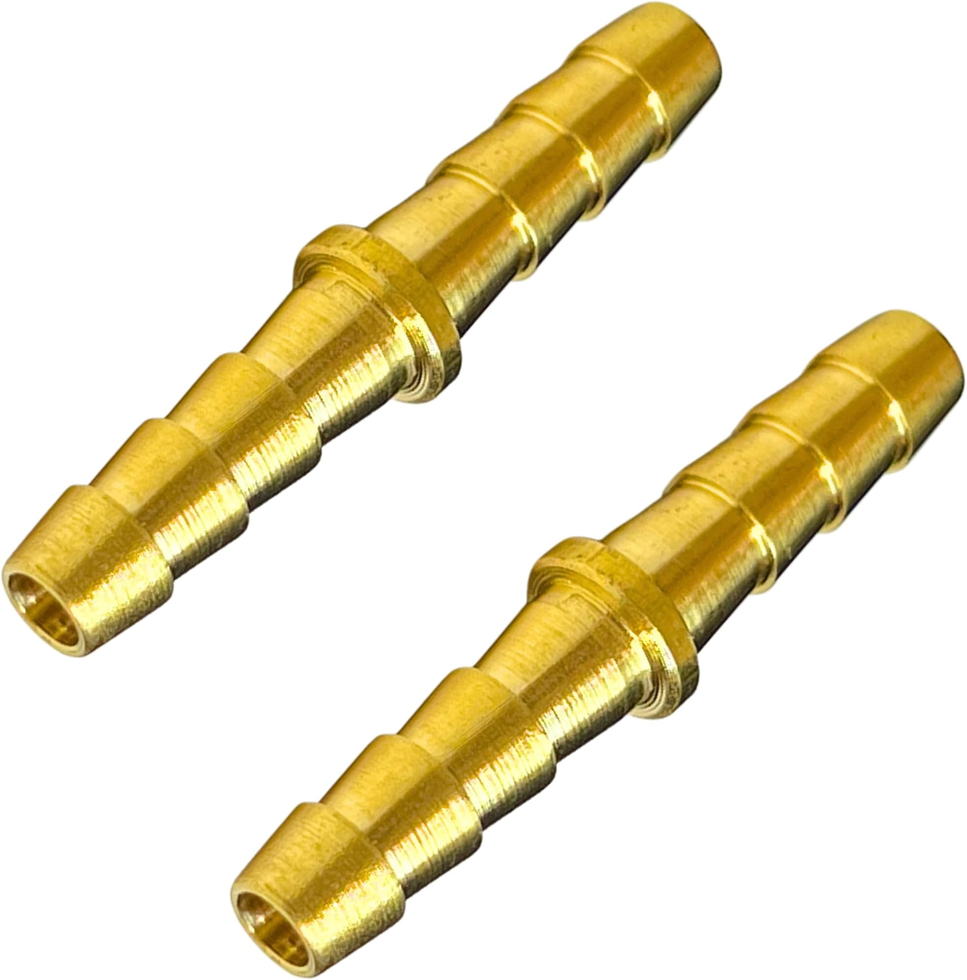 Amazon.com: CX WONDERLAND 2PCS Brass Hose Barb Fitting Metals Splicer ...