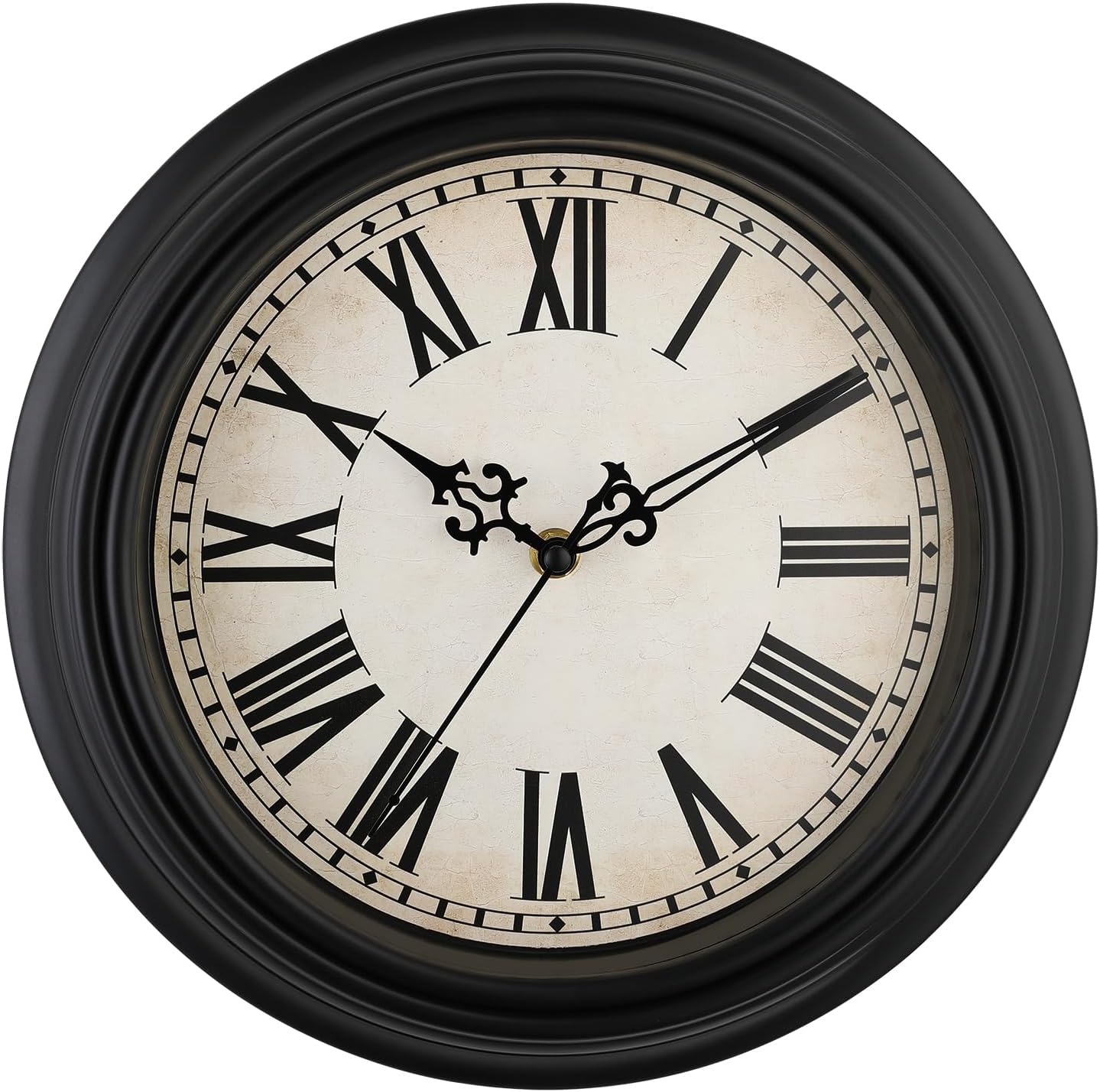 Towcester Clock Works Co. Traditional Quartz Wall Clock with Large ...