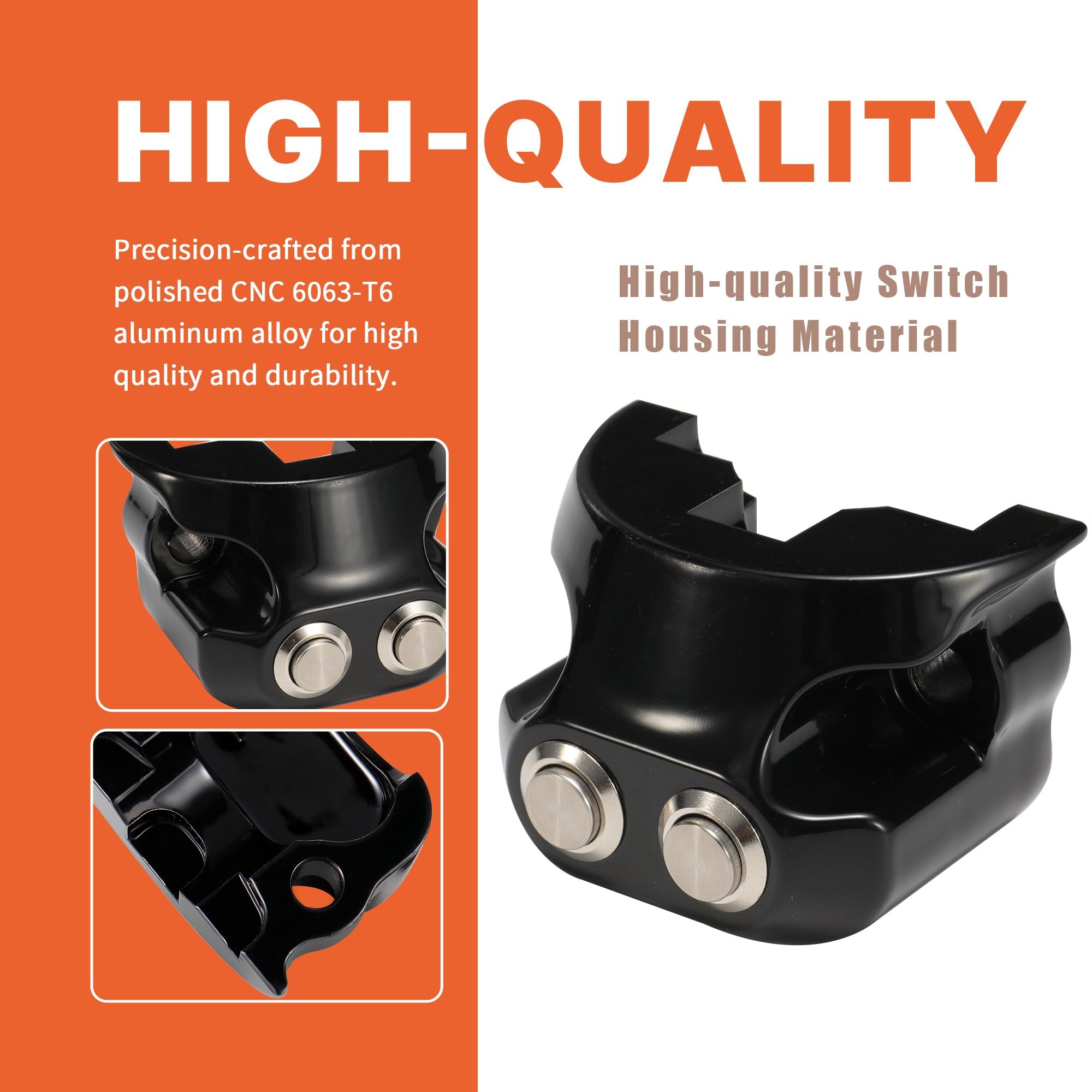 Snapklik.com : Prewired Dyna Sportster Air Ride Switch Kit 1" Handlebar ...