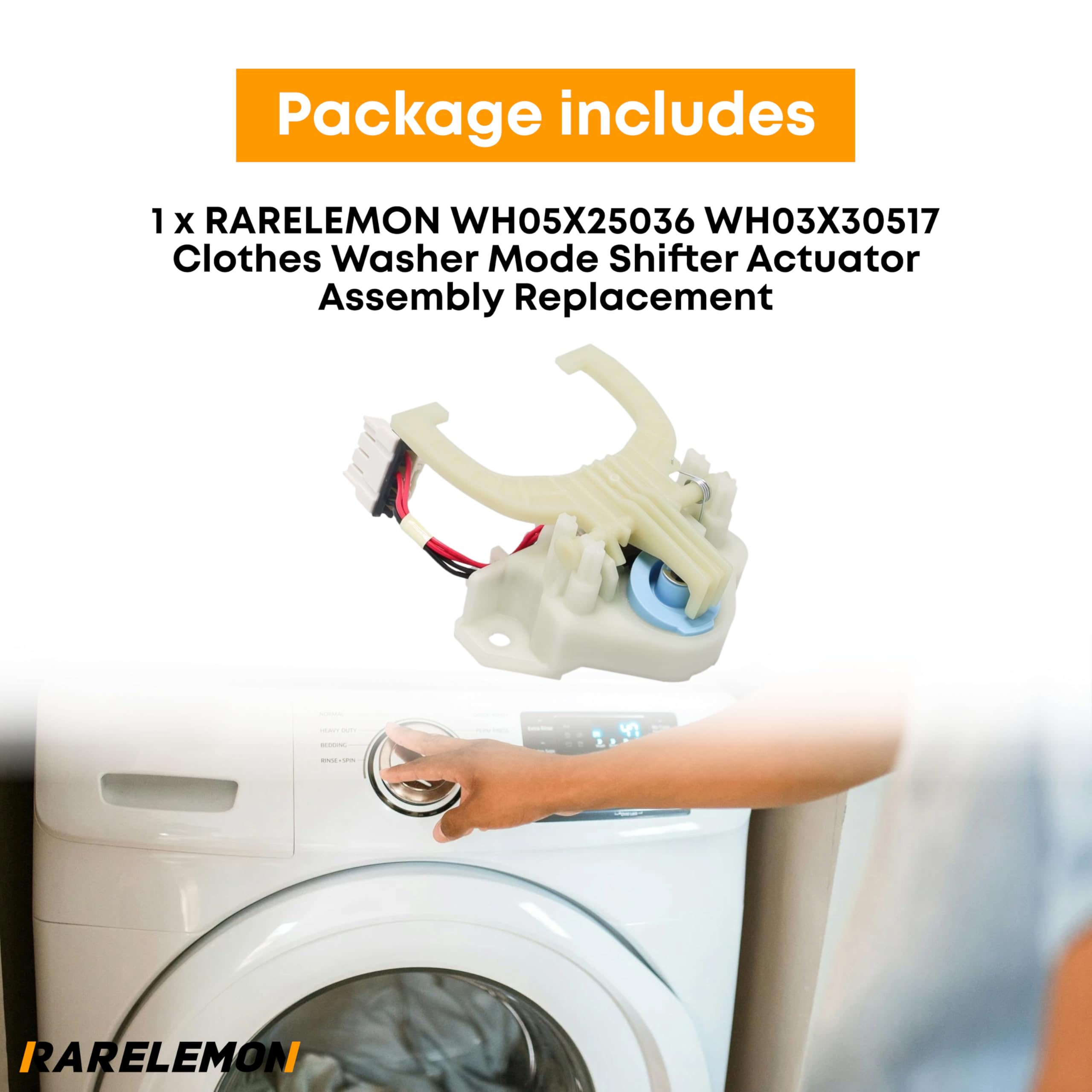 Snapklik.com : WH05X25036 WH03X30517 Clothes Washer Mode Shifter ...