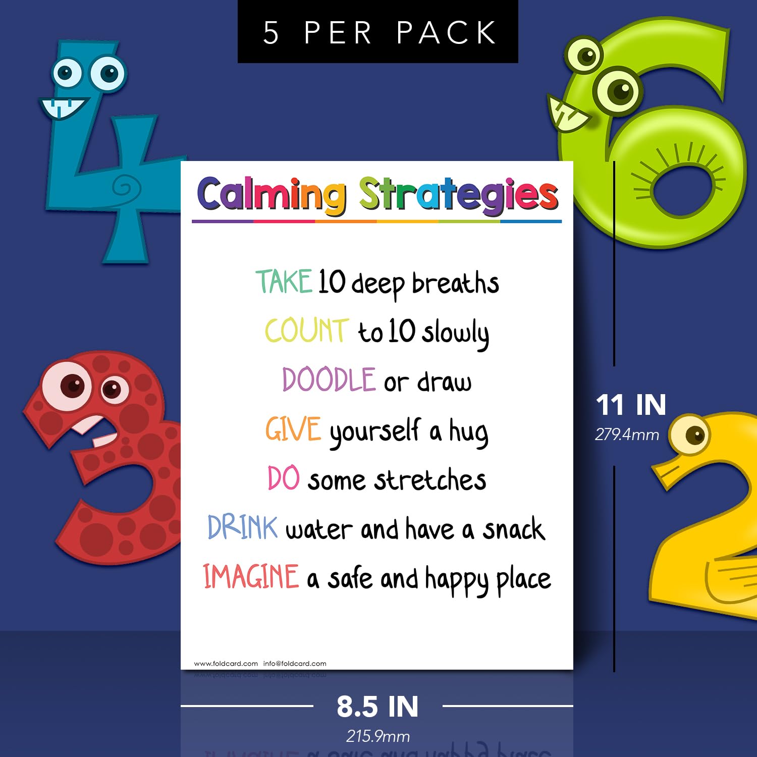 Snapklik.com : Calming Strategies Calm Down Corner Poster Feelings ...