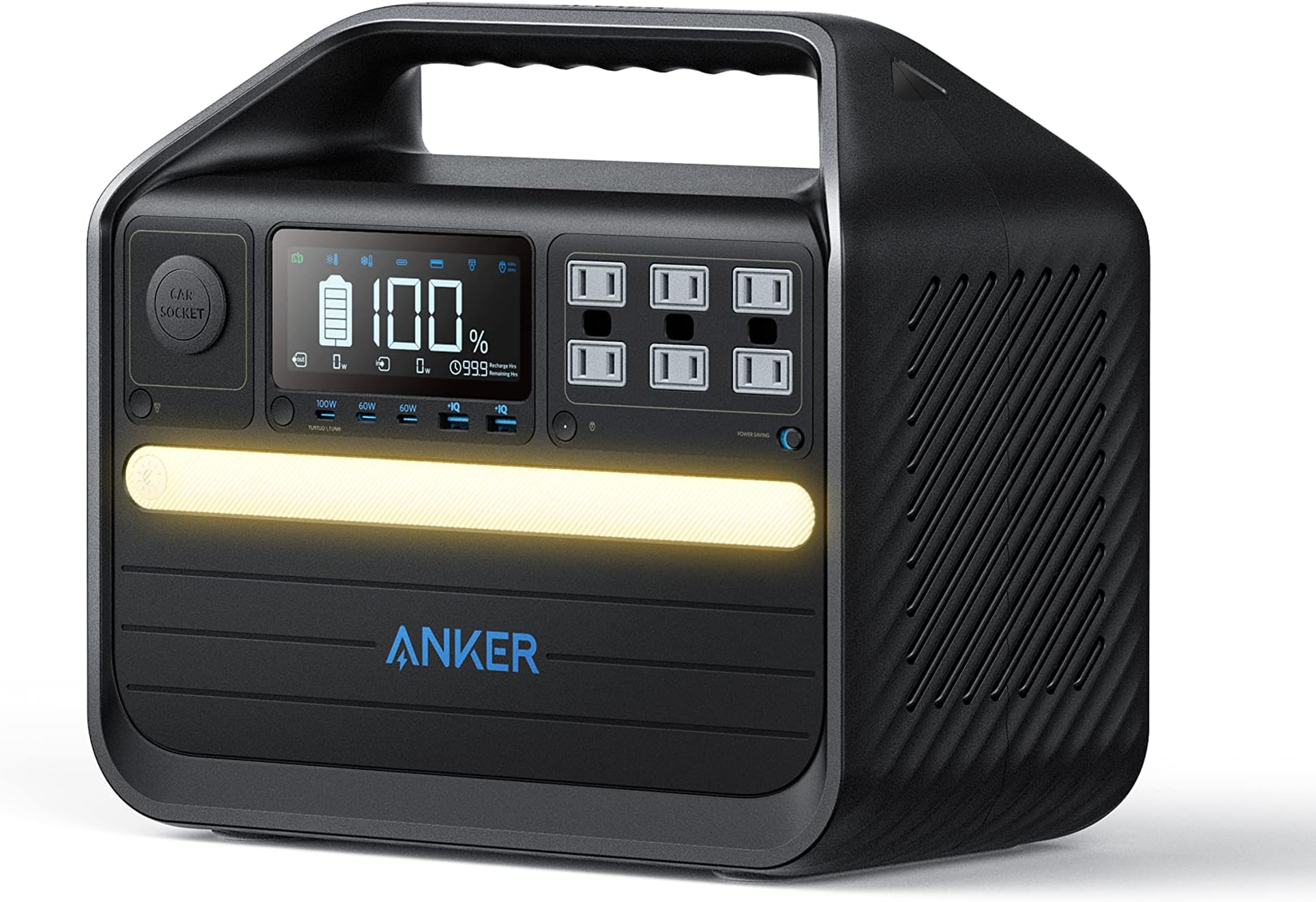 Amazon.com: Anker 522 Portable Power Station, 299Wh Solar Generator ...