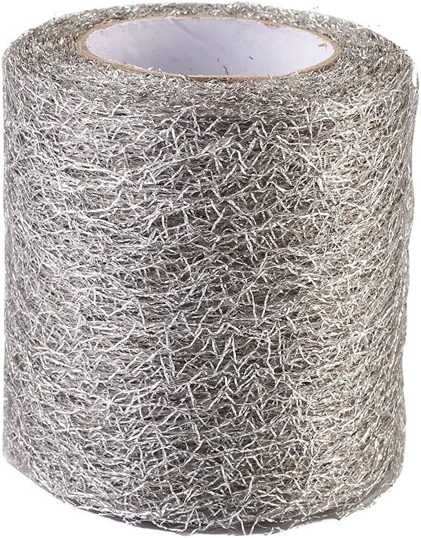 Amazon.com: Cheriswelry 20Yards 3Inch Wide Spider Web Lace Net Silver ...