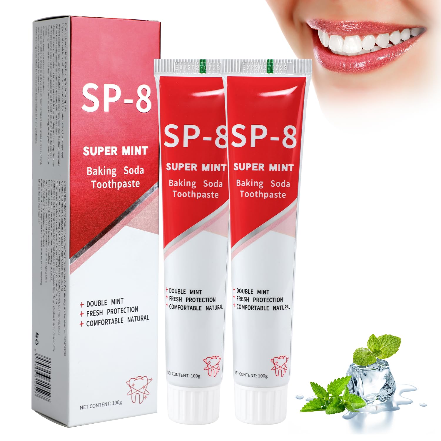 Amazon.com: SP-8 Ultra Whitening Toothpaste,SP-8 Toothpaste, SP8 ...