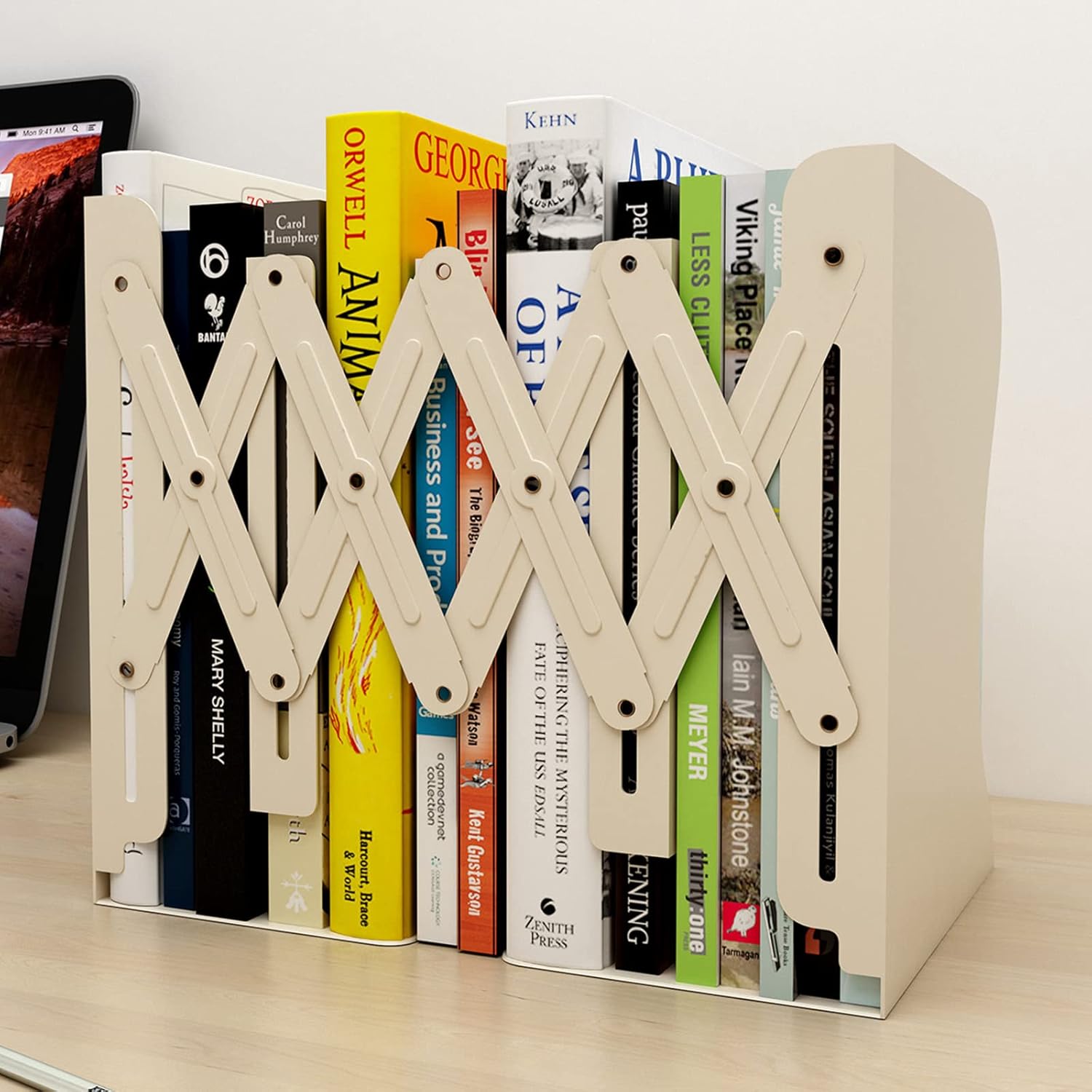 Adjustable Bookends Organizer for Desk and Shelf Nepal | Ubuy
