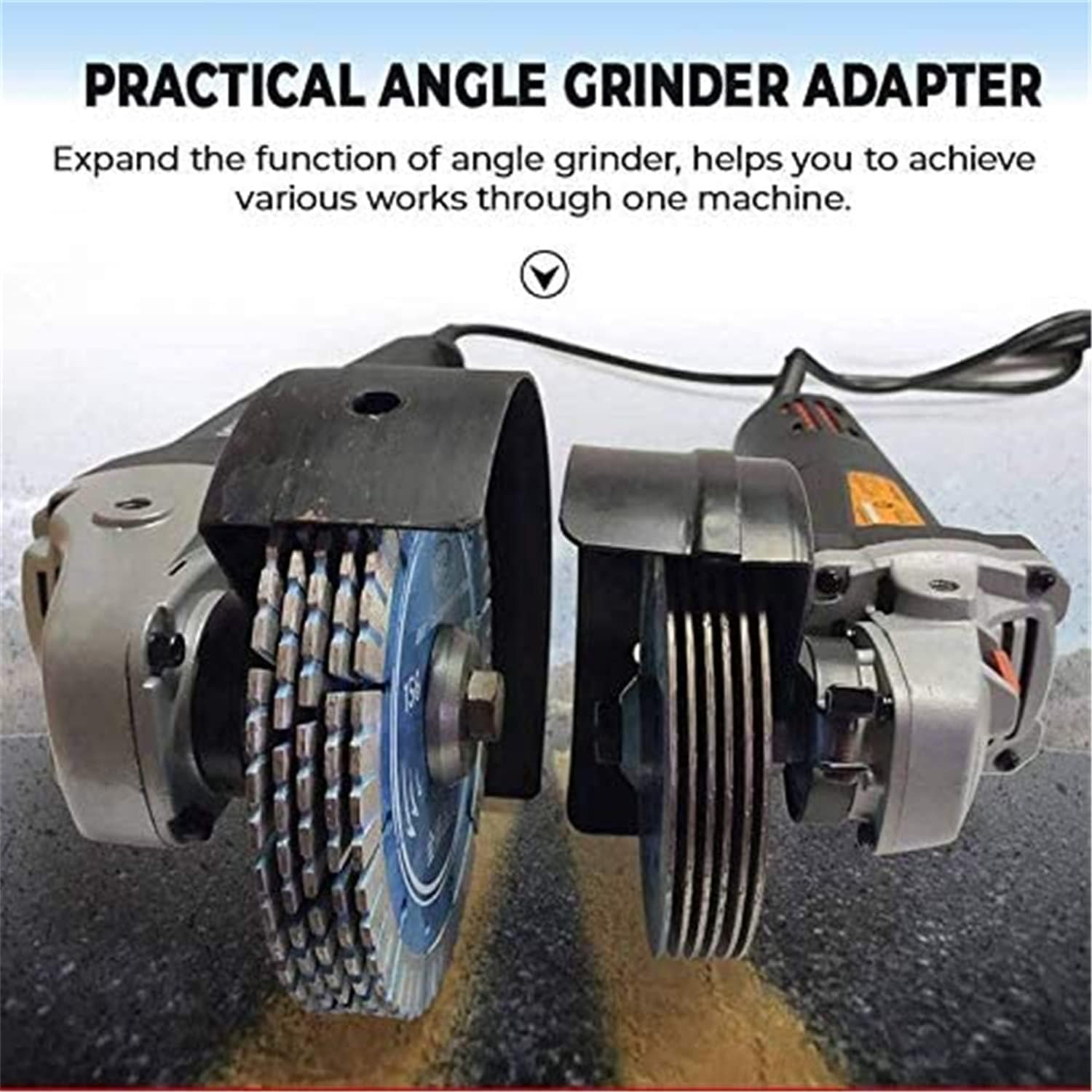 Buy Angle Grinder To Grooving Machine Adapter Converter Screw Drill ...