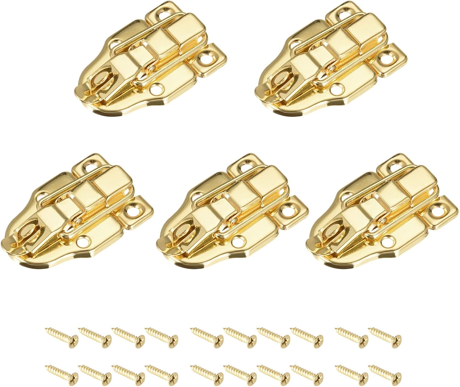 METALLIXITY Toggle Catch Lock (62mm x 40mm) 5Pcs, Iron Hasp Latches ...