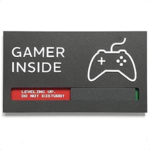 Gaming Sign – Cool Game Decor with Raised Letters, Acrylic Gamer ...